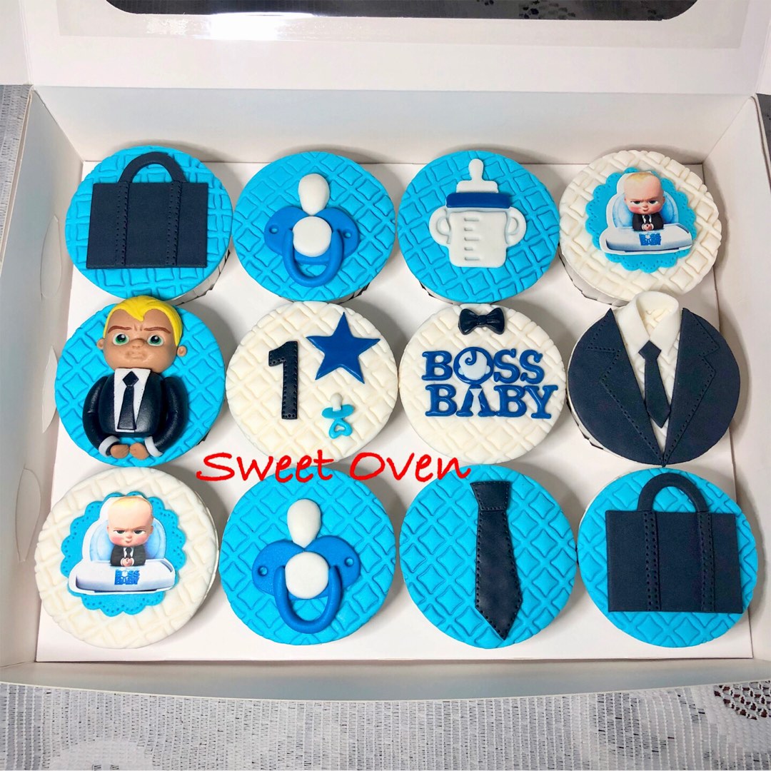 Boss Baby Cupcakes, Food & Drinks, Homemade Bakes on Carousell