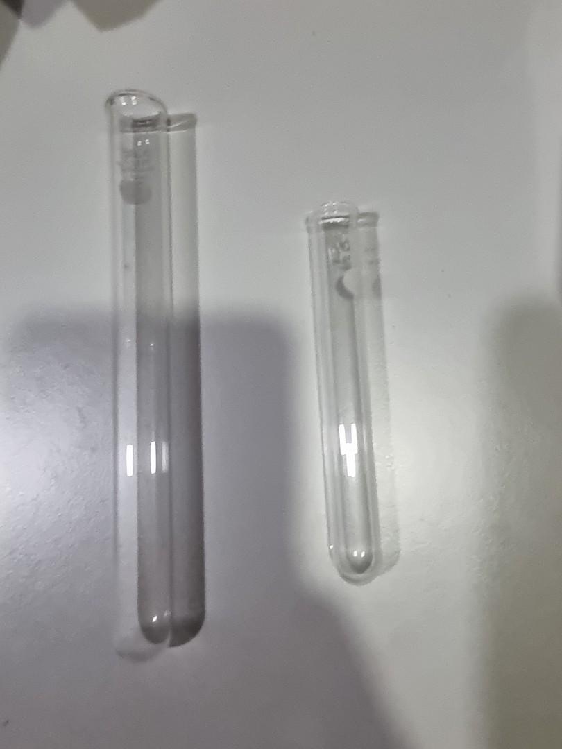 Box of 24 small test tubes and 9 big test tubes, Hobbies & Toys ...