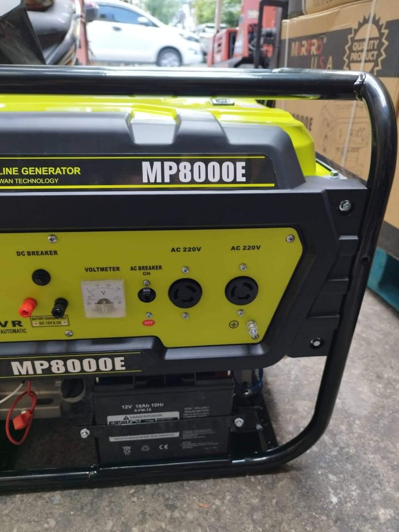 BRAND NEW GASOLINE GENERATOR MARPRO MP8000E, Commercial & Industrial, Industrial Equipment on ...