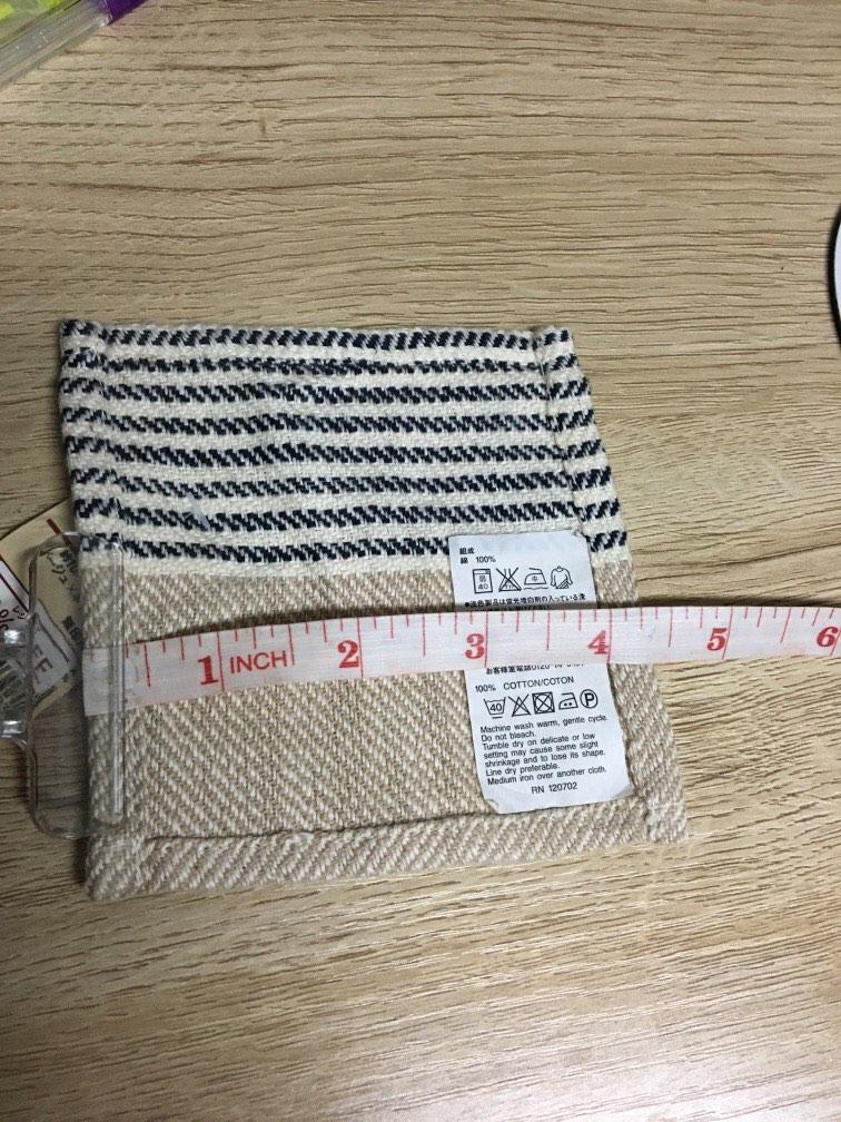BRAND NEW Muji Neutral Color Coaster Fabric Cloth, Furniture & Home ...