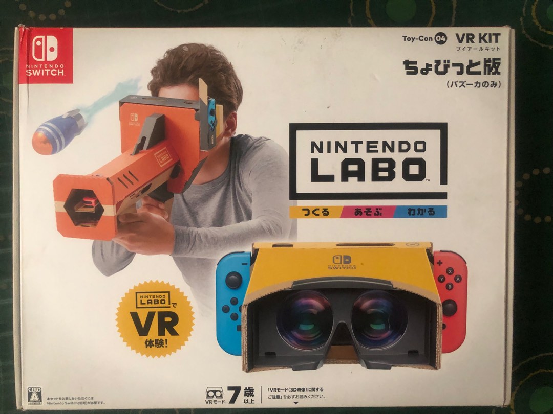 Brand New Nintendo Labo Toy-Con 04: VR Kit - Starter Set + Blaster - Switch, Video Gaming, Video ...