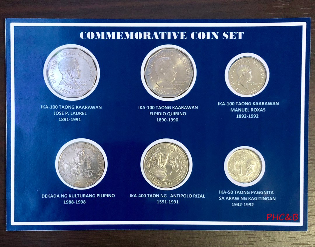 BSP Commemorative Coin Commemorative Coin Set Uncirculated Condition ...