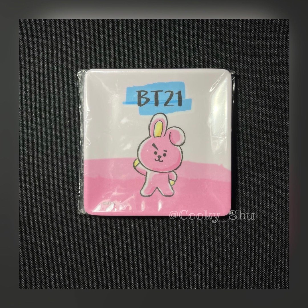 BT21 official Cooky mini plate, Hobbies & Toys, Memorabilia ...