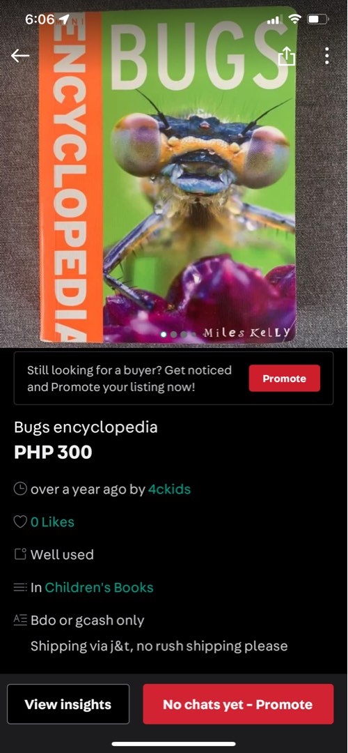 BUGS ENCYCLOPEDIA CHILDRENS BOOK, Hobbies & Toys, Books & Magazines, Children's Books on Carousell