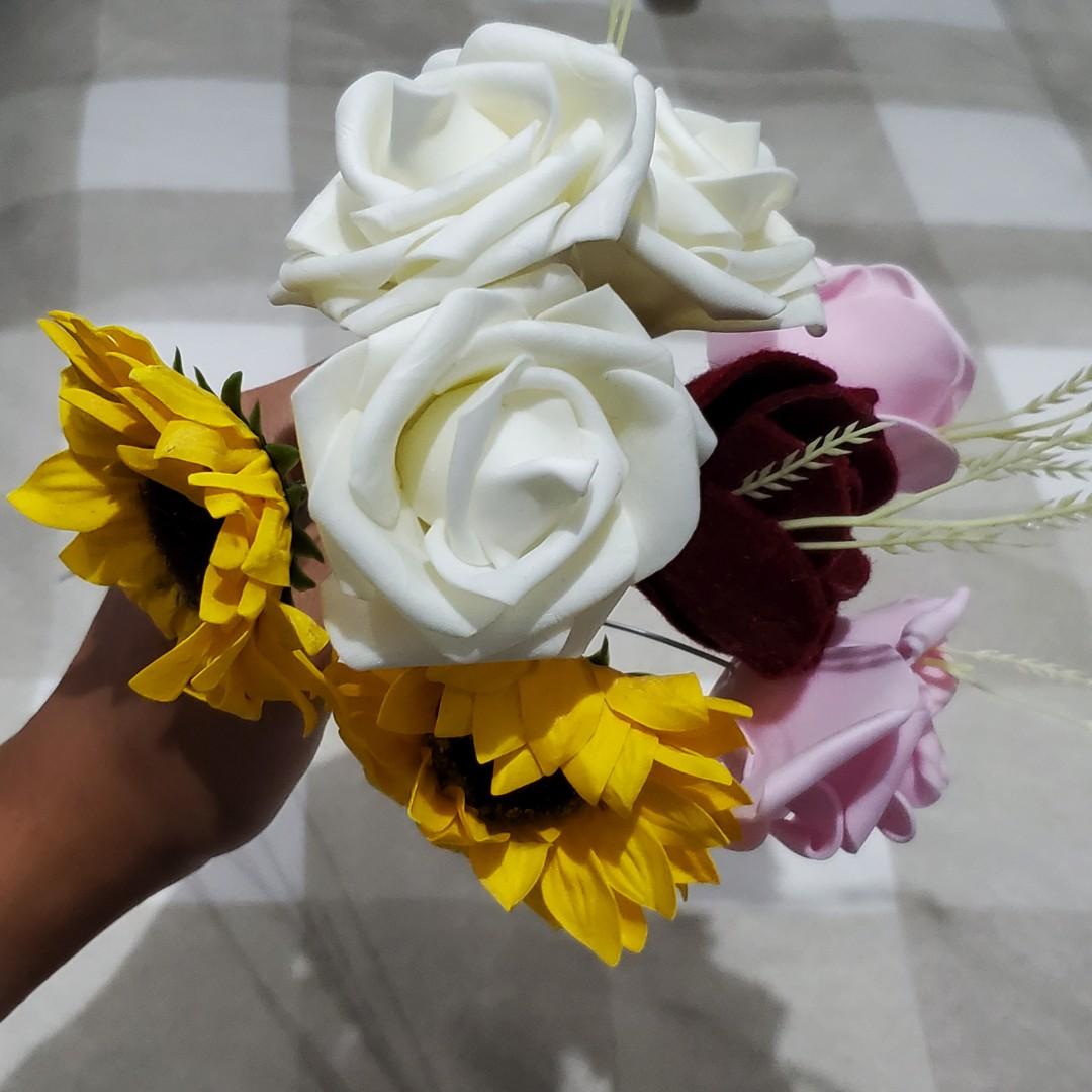 Bunga Palsu / Artificial Flower / Bunga Flanel / Bunga Plastik / Bunga ...