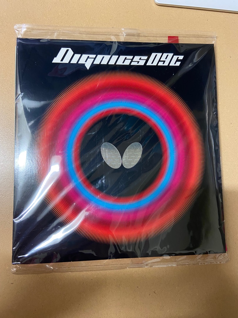 Butterfly Dignics 09c Red 2.1mm Table Tennis Rubber (brand new), Sports Equipment, Sports ...