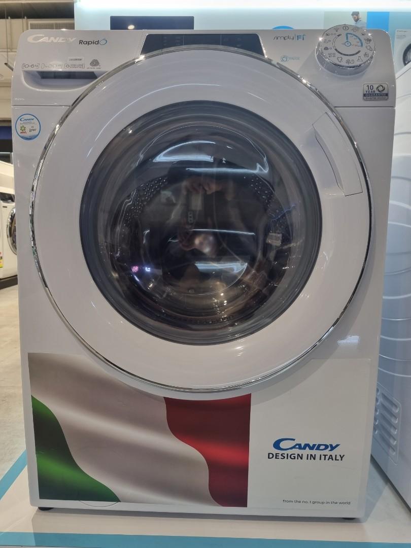 A Year + Warranty Candy Front Load Washer Cum Dryer, TV & Home ...