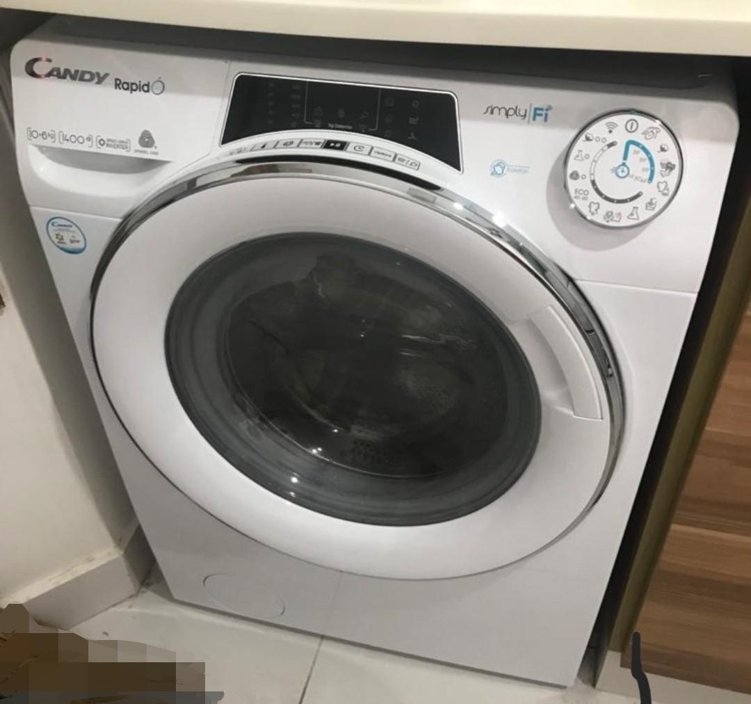 A Year + Warranty Candy Front Load Washer Cum Dryer, TV & Home ...