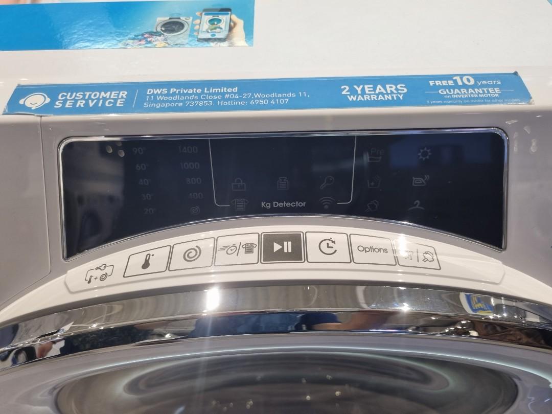 A Year + Warranty Candy Front Load Washer Cum Dryer, TV & Home ...