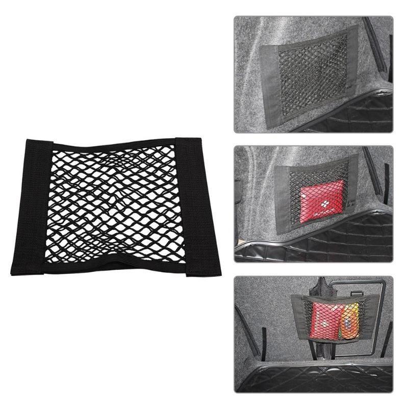 Car boot velcro storage net mesh organiser, Car Accessories ...