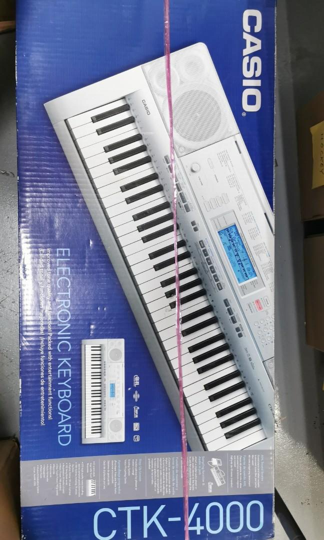Casio Keyboard CTK-4000, Hobbies & Toys, Music & Media, Musical ...