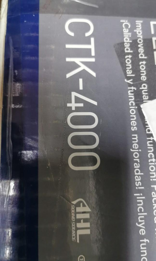 Casio Keyboard CTK-4000, Hobbies & Toys, Music & Media, Musical ...