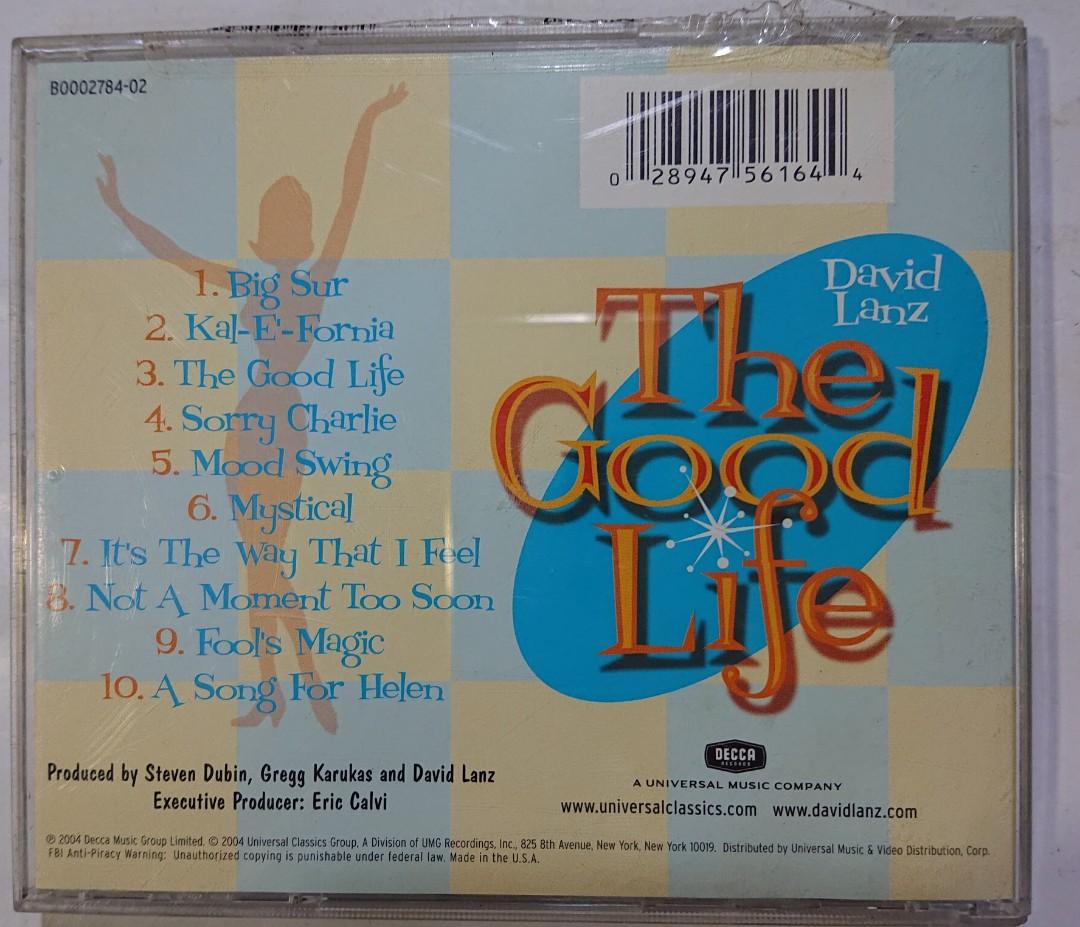 Cd david lanz-the good life, 興趣及遊戲, 音樂、樂器 & 配件, 音樂與媒體 - CD 及 DVD ...