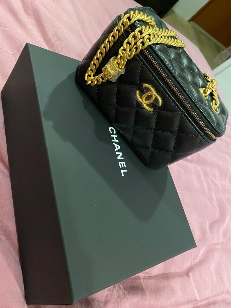 Chanel 22k Vanity Case with Adjustable strap, Luxury, Bags & Wallets on ...