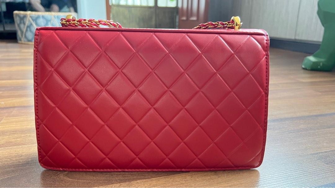 Charles and Keith Red Cross body bag, Women's Fashion, Bags & Wallets, Cross-body Bags on Carousell