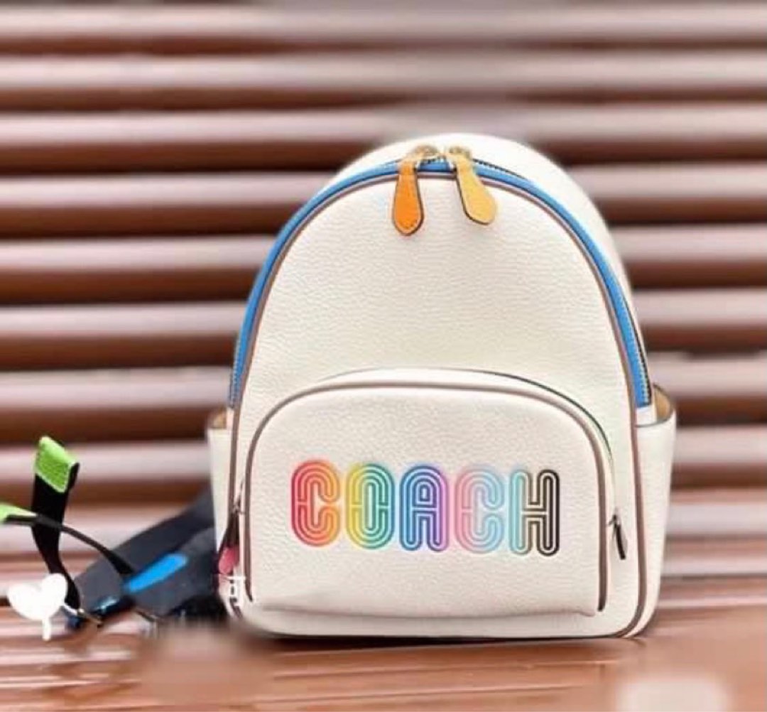 Coach Rainbow Backpack, Women's Fashion, Bags & Wallets, Backpacks on ...