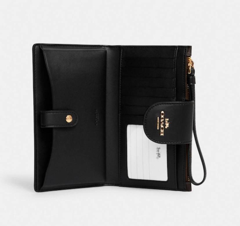 Coach Tech Phone Wallet in Signature Canvas, Luxury, Bags & Wallets on ...