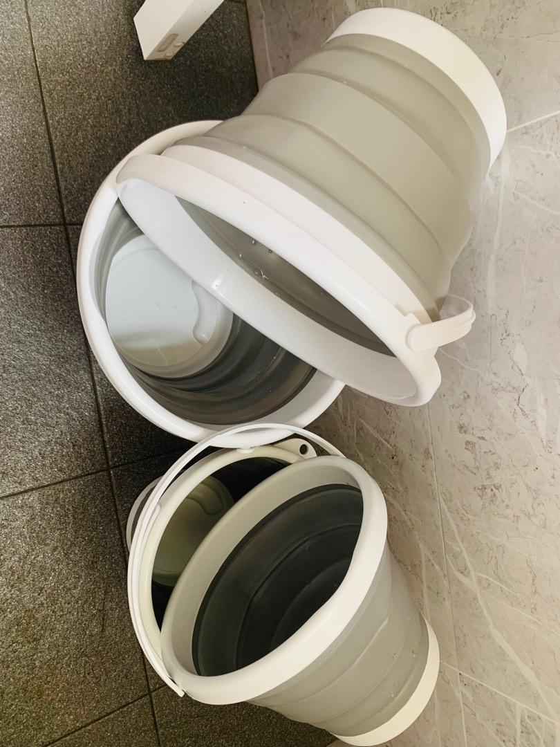 Collapsible water bucket foldable 10 litre 5 liter, Furniture & Home ...
