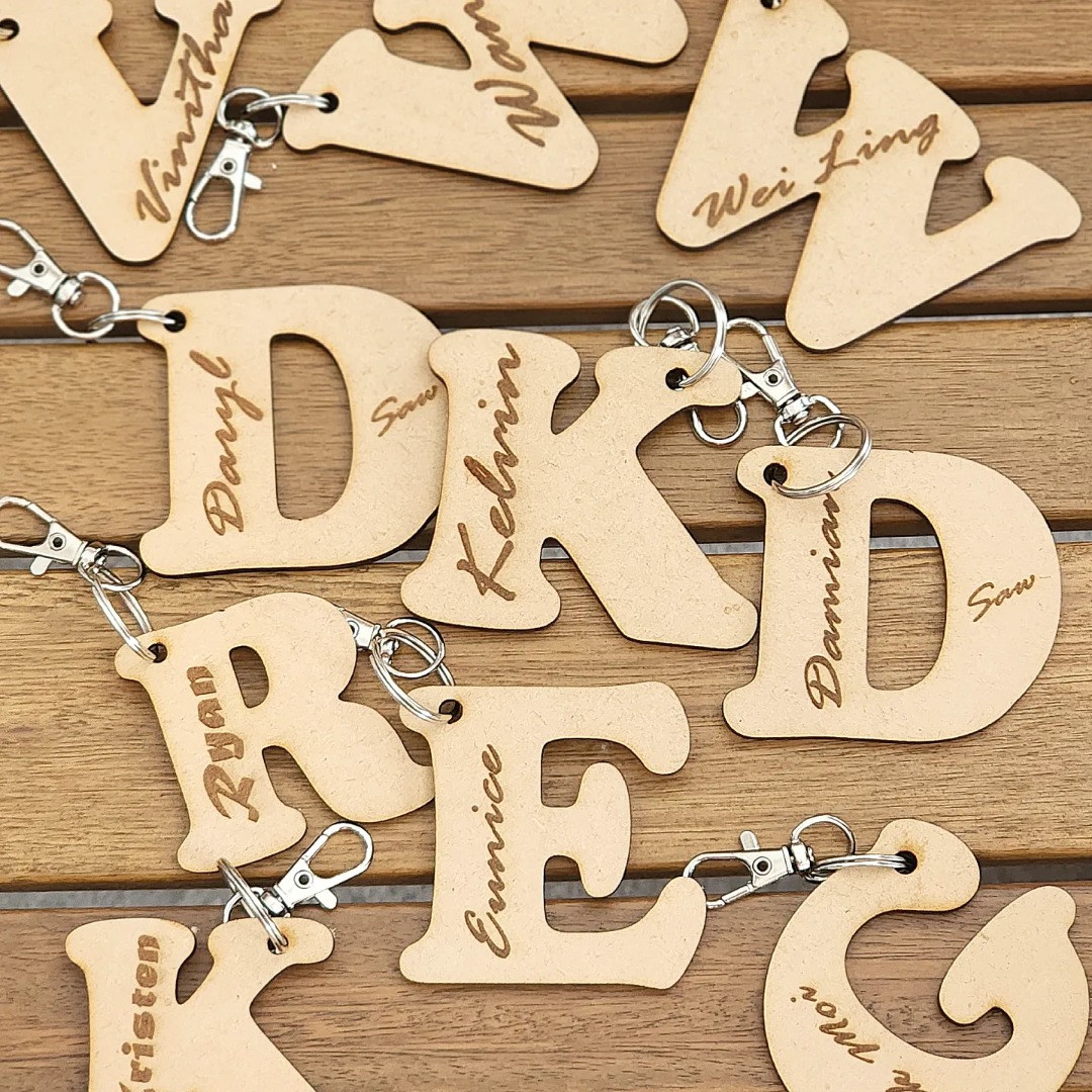 COOPER Keychain with customised name & intials, Hobbies & Toys ...