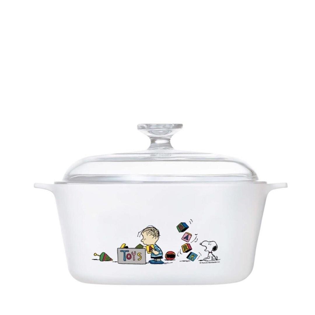 CORNINGWARE 5L COVERED CASSEROLE - SNOOPY COLOURFUL A-5-SPC/SG ...