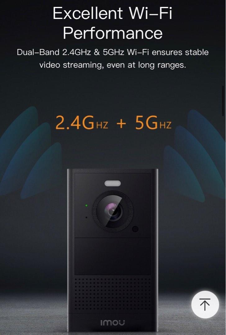 DAHUA IMOU CELL 2 4MP Battery-Powered Smart Home Outdoor Wi-Fi Dual ...