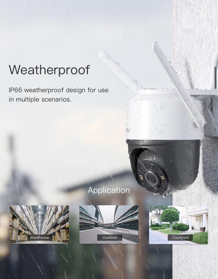 IMOU Cruiser 4MP Full Color Outdoor Pan and Tilt 360 Smart Wi-Fi CCTV ...