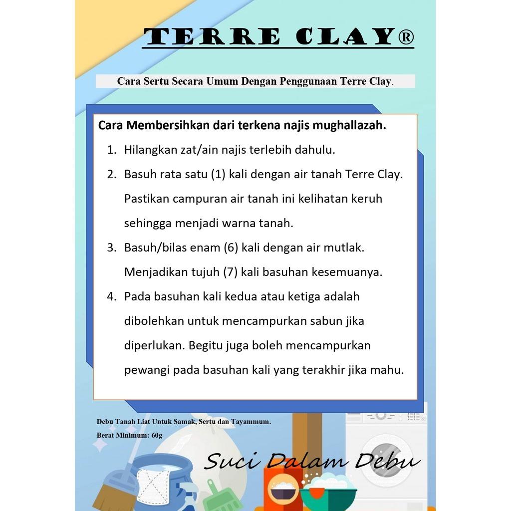 Debu Tayammum Natural Clay 100 Debu Tanah Asli Tayammum Samak Sertu Dari Najis