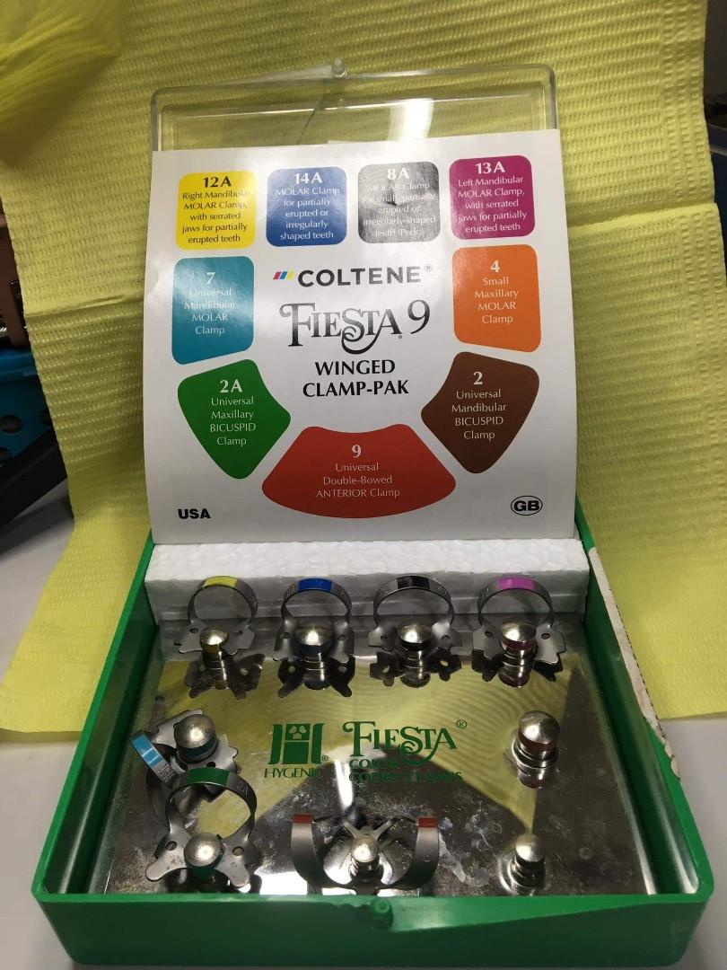 Dental Rubber damn clamp coltene fiesta 9, Health & Nutrition, Medical ...