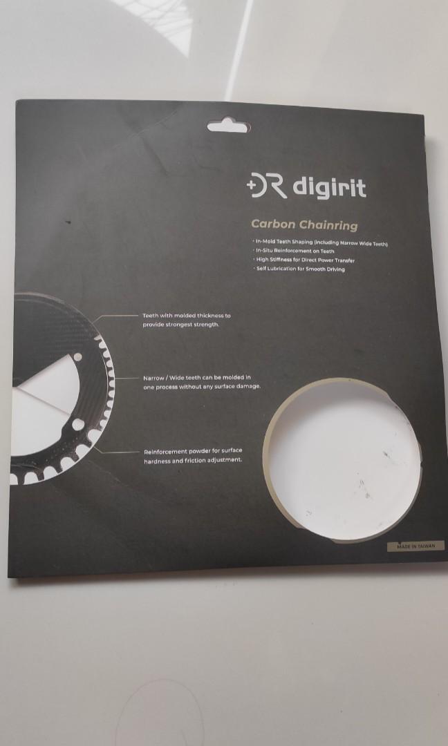 Digirit carbon chainring 58T, Sports Equipment, Bicycles & Parts, Parts ...