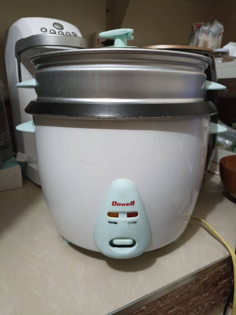 Dowell 1.8L Rice Cooker w/ Steamer Tray, Furniture & Home Living ...