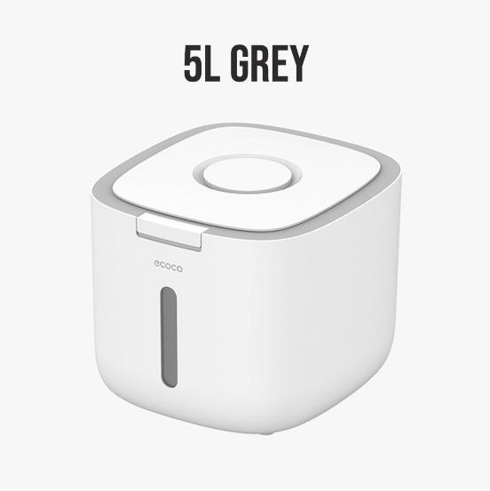 ECOCO RICE CONTAINER SEALED BUCKET 5KG 10KG DISPENSER BOX KITCHEN FOOD ...