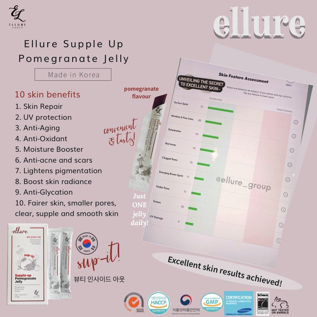 Ellure Supple Up Pomegranate Jelly, Beauty & Personal Care, Face, Face ...