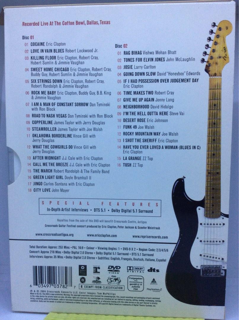 Eric Clapton: Crossroads Guitar Festival Live at the Cotton Bowl ...