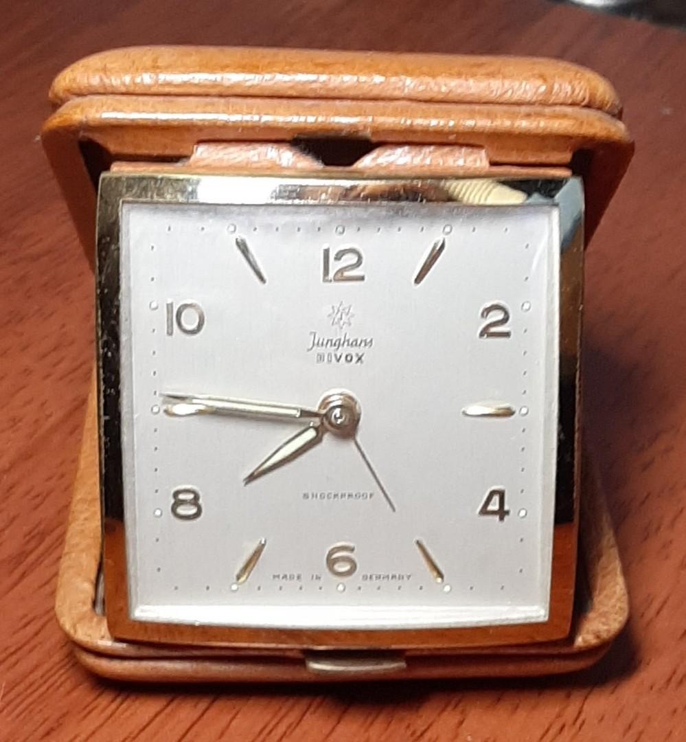 FAMOUS GERMANY JUNGHANS TRAVEL ALARM CLOCK WORKS, Furniture & Home ...