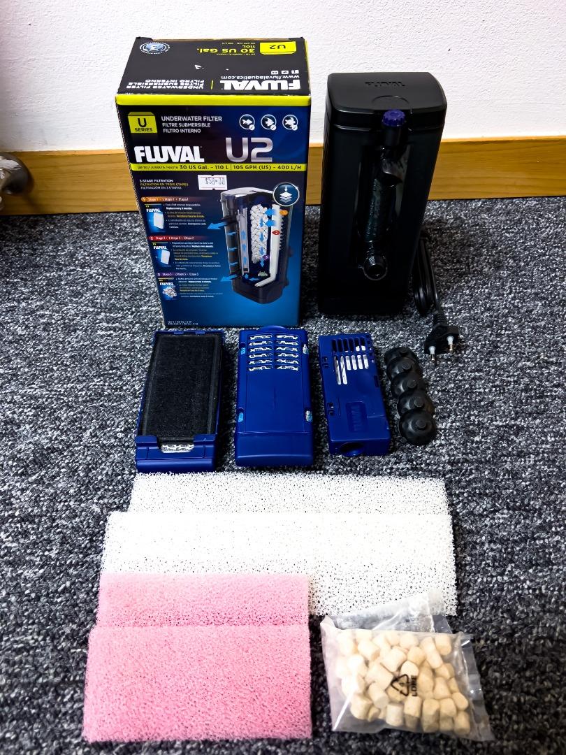 Fluval U2 with freebies submersible filter, Pet Supplies, Homes & Other ...