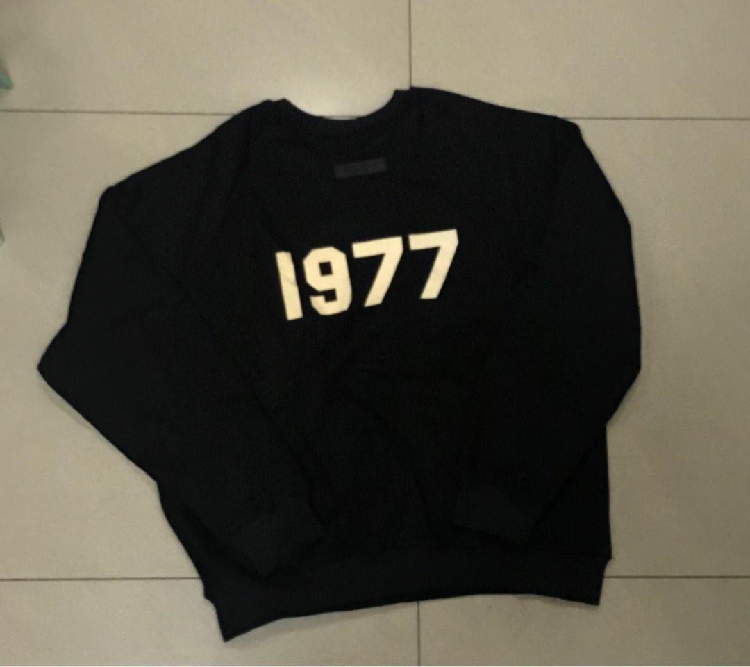 FOG ESSENTIALS 1977 SWEATER | ON HAND BLACK CW, Men's Fashion, Coats ...