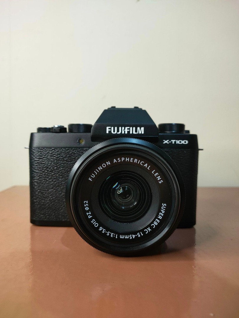 FUJIFILM X-T100 Mirrorless Flip-screen 24MP with XC 15-45 mm F3.5-5.6 ...