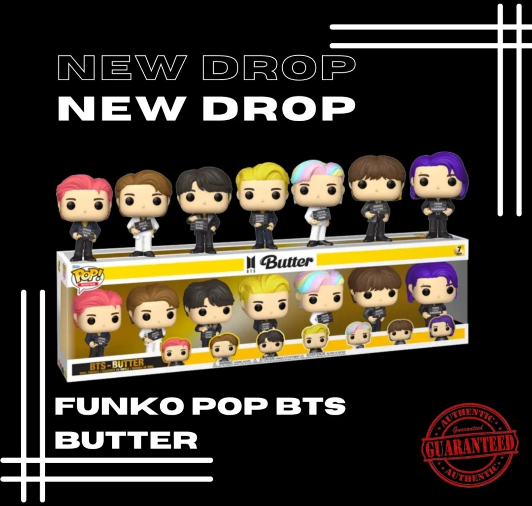Funko Pop BTS Butter, Hobbies & Toys, Memorabilia & Collectibles, Fan Merchandise on Carousell