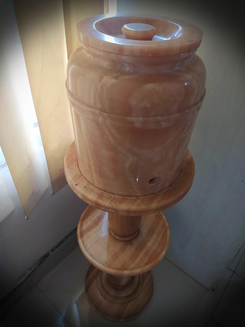 Galon / Dispenser Air Batu Onyx, Perabotan Rumah di Carousell