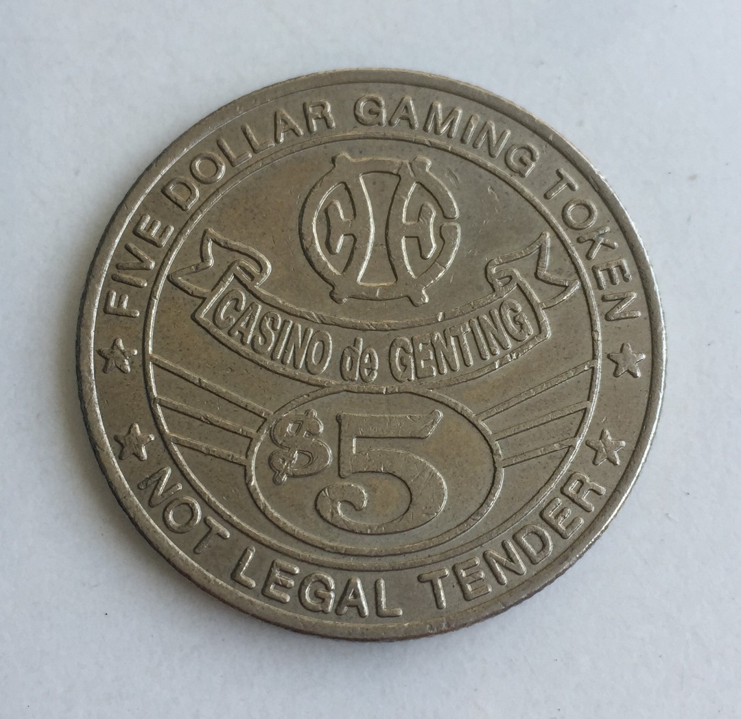 Genting Casino Metal Gaming Token (De-Commissioned), Hobbies & Toys ...