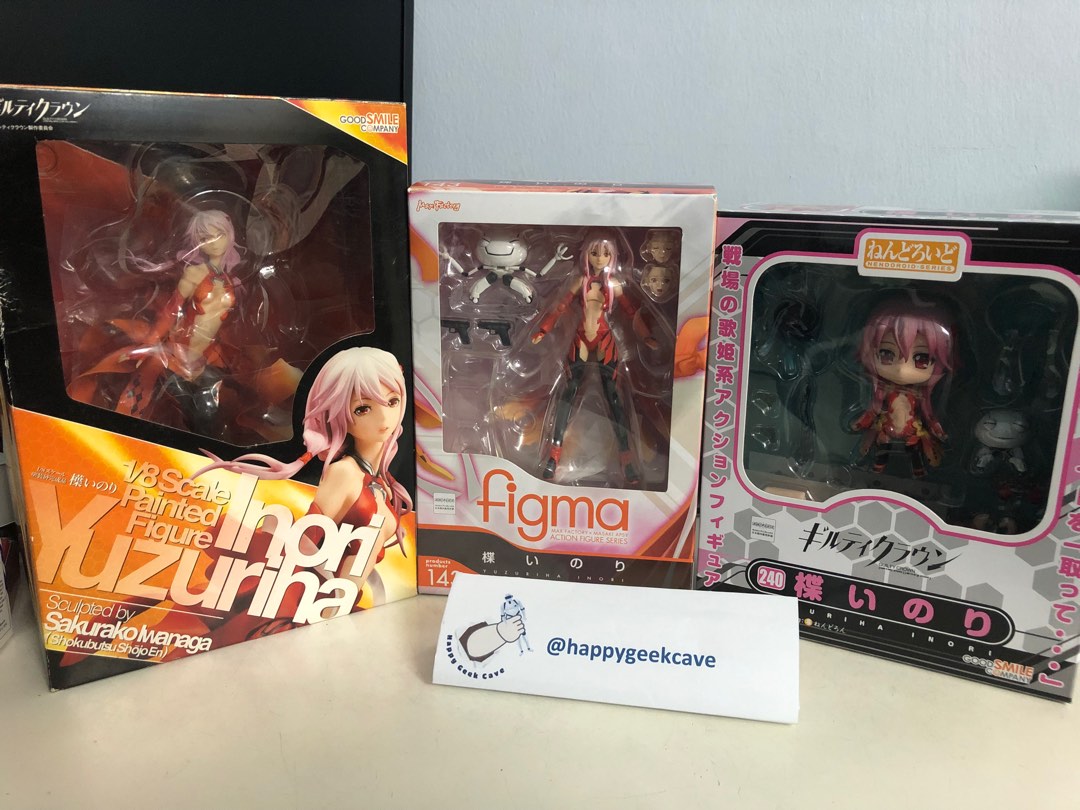 Guilty Crown Yuzuriha Inori Bundle GSC ( 1/8 scale figure, nendoroid, Figma), Hobbies & Toys ...