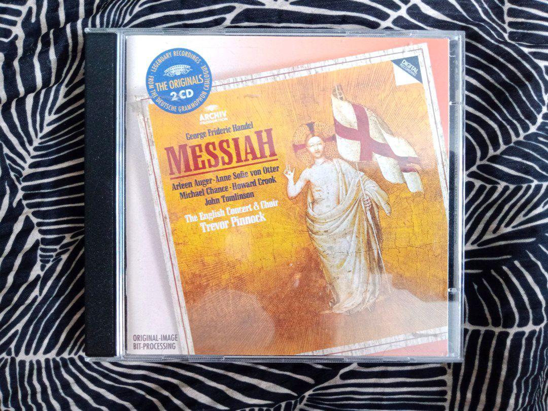 HANDEL MESSIAH TREVOR PINNOCK, THE ENGLISH CONCERT 2CD SET ON GERMAN ...