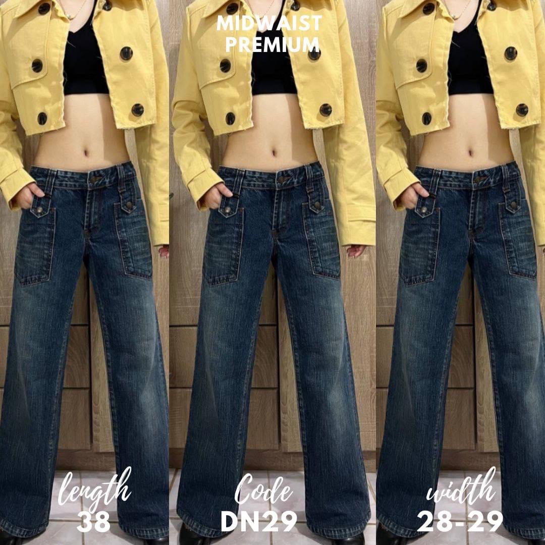 Hard Denim wideleg pants, Women's Fashion, Bottoms, Jeans on Carousell