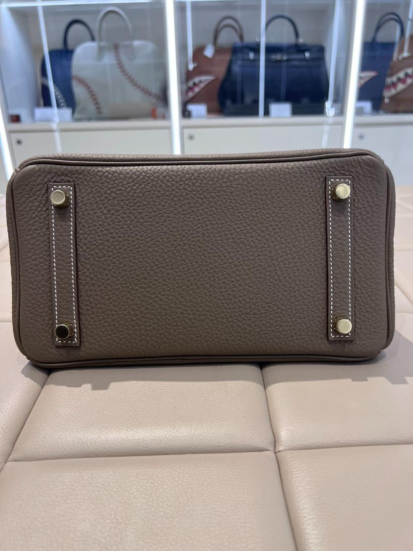 Hermes Birkin 25 Etoupe Togo leather GHW, Luxury, Bags & Wallets on Carousell