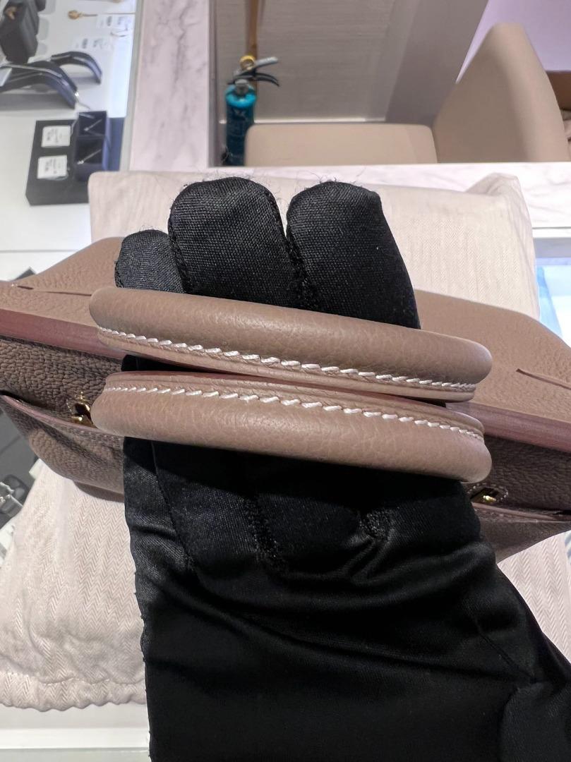 Hermes Birkin 25 Etoupe Togo leather GHW, Luxury, Bags & Wallets on Carousell