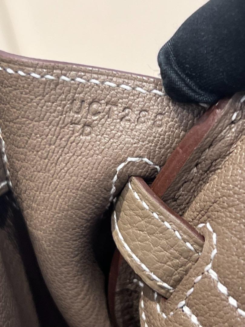 Hermes Birkin 25 Etoupe Togo leather GHW, Luxury, Bags & Wallets on Carousell