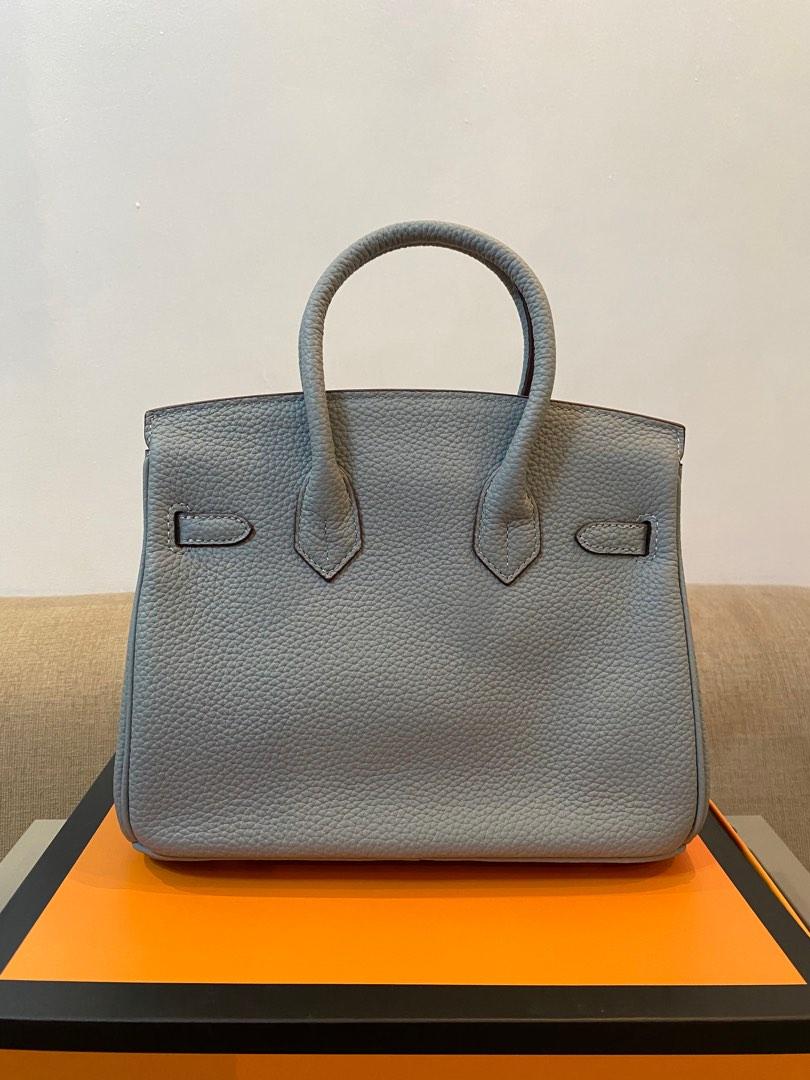 HERMES BIRKIN 25 GRAY, Luxury, Bags & Wallets on Carousell