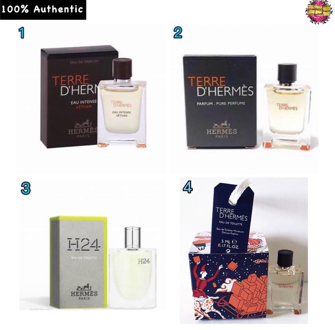 Hermes Mini Perfumes/Fragrances (Miniatures) for Men/Unisex - 5ML/7.5ml ...