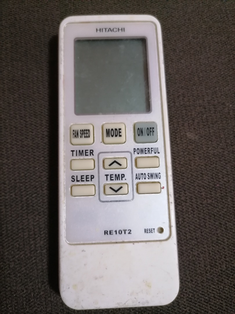 Hitachi window type inverter remote control, Computers & Tech, Parts ...