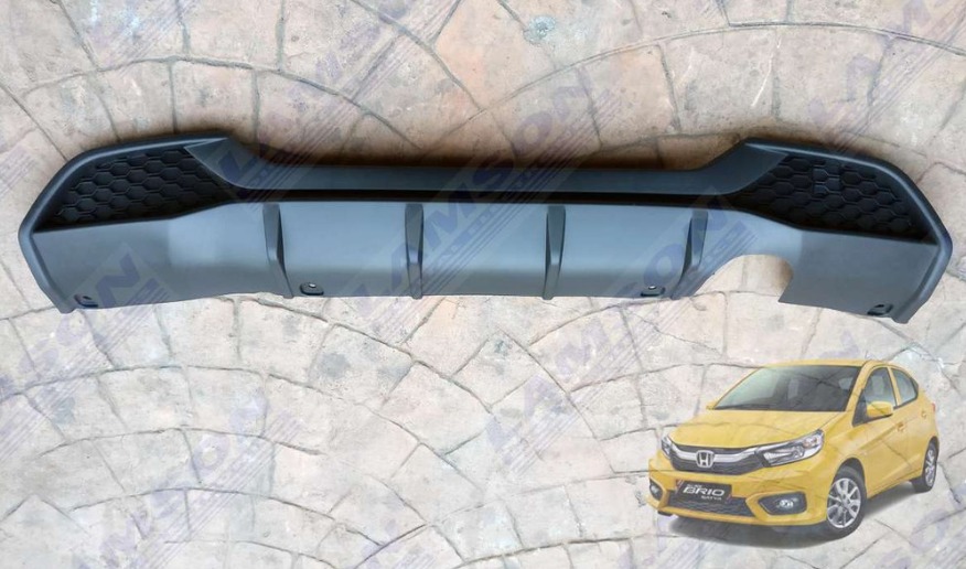 Honda Brio 2nd Generation 2019 - 2022 RS Rear Diffuser, Car Parts ...